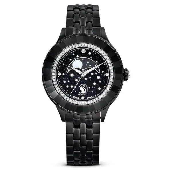 SWAROVSKI Octea Moon Watch - Black