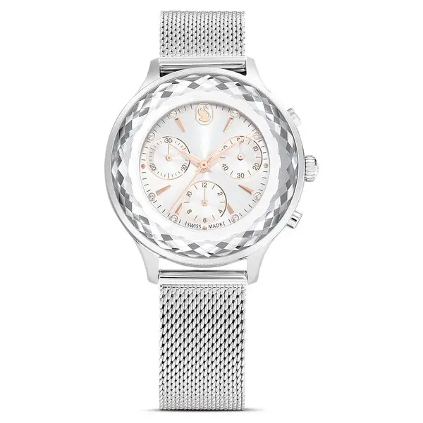 SWAROVSKI Nova Chrono Watch - Silver Tone