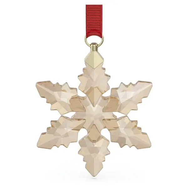 SWAROVSKI Annual Edition Little Snowflake Ornament 2024 - Gold Tone