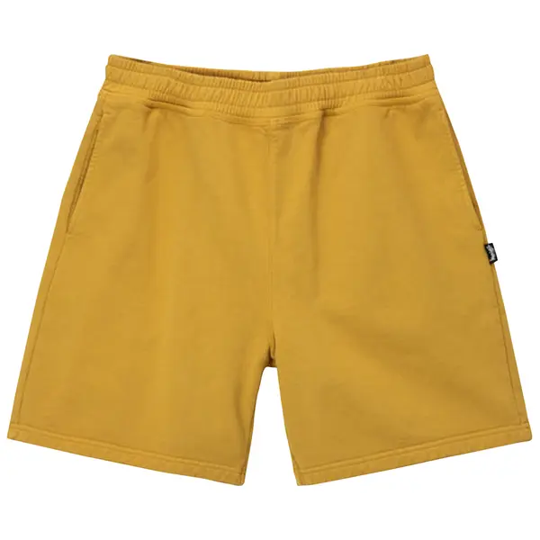 StÜssy Pigment Dyed Fleece Short - Gold