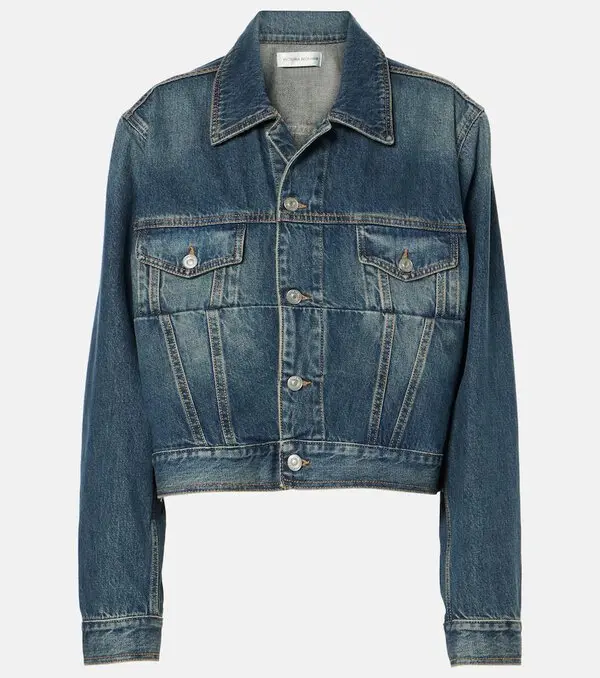 Victoria Beckham Cropped Denim Jacket