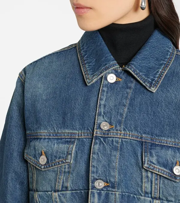 Victoria Beckham Cropped Denim Jacket