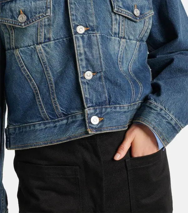Victoria Beckham Cropped Denim Jacket