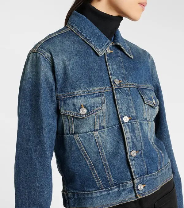 Victoria Beckham Cropped Denim Jacket