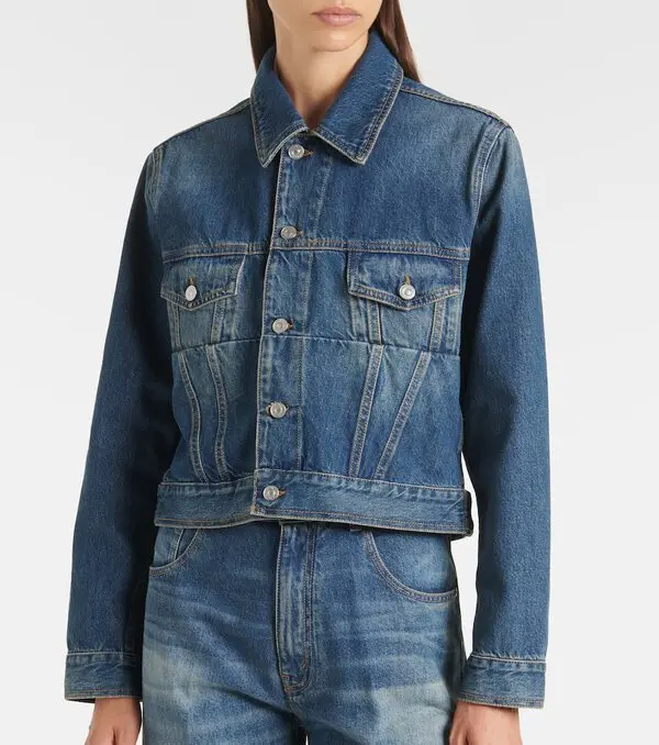 Victoria Beckham Cropped Denim Jacket