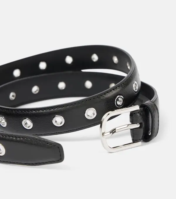 TOTEME Embellished Leather Belt