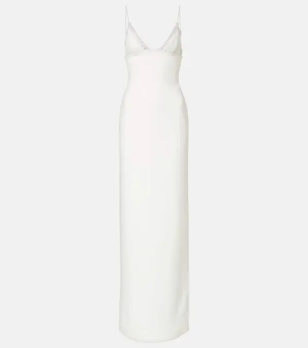 David Koma Bridal Lace-trimmed Gown