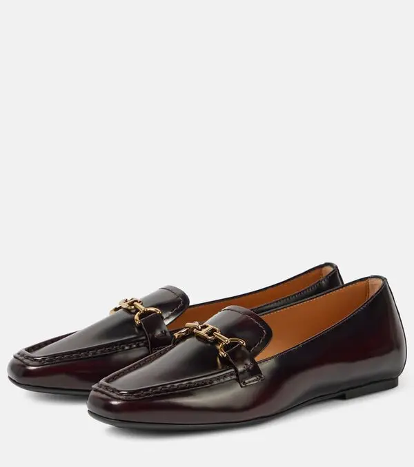 TOD'S Polished Leather Loafers