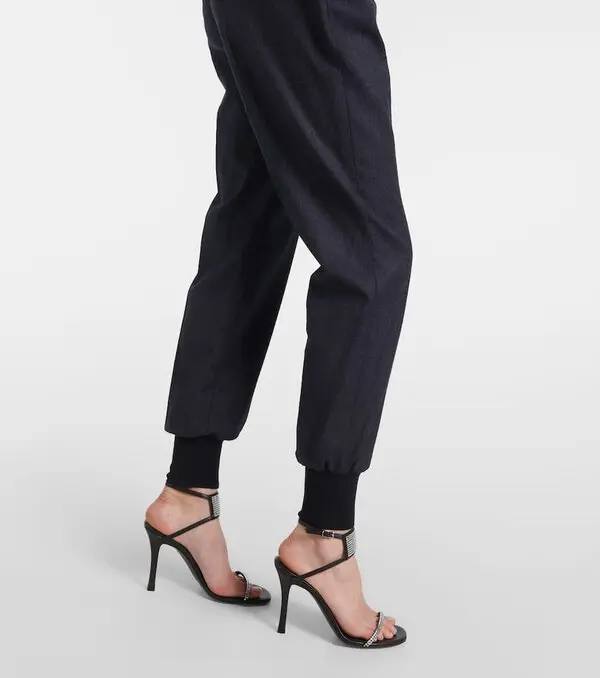 Stella McCartney Wool Flannel Sweatpants