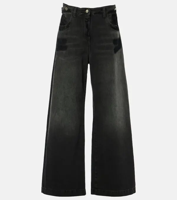 Attico Wide-leg Jeans