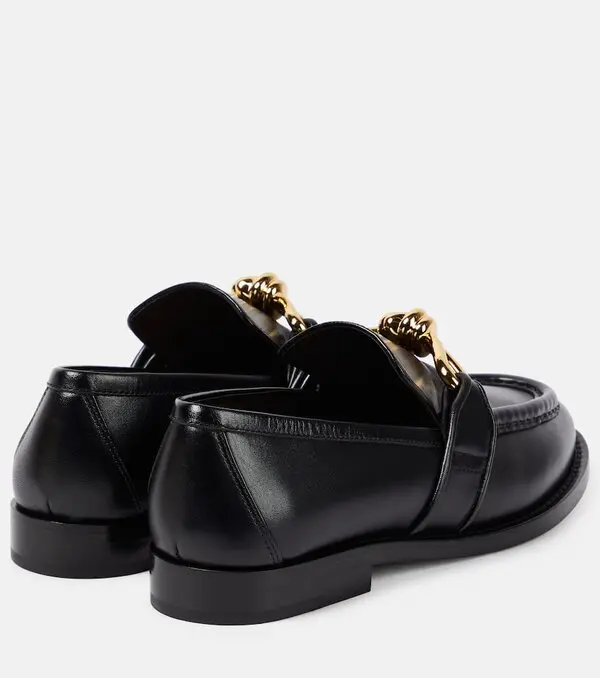 Bottega Veneta Astaire Leather Loafers