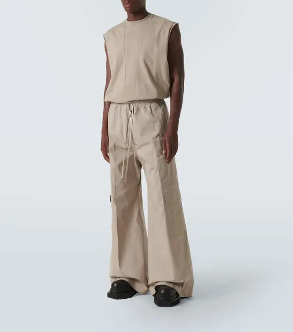 Rick Owens Bellas Cotton-blend Cargo Pants