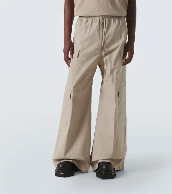 Rick Owens Bellas Cotton-blend Cargo Pants