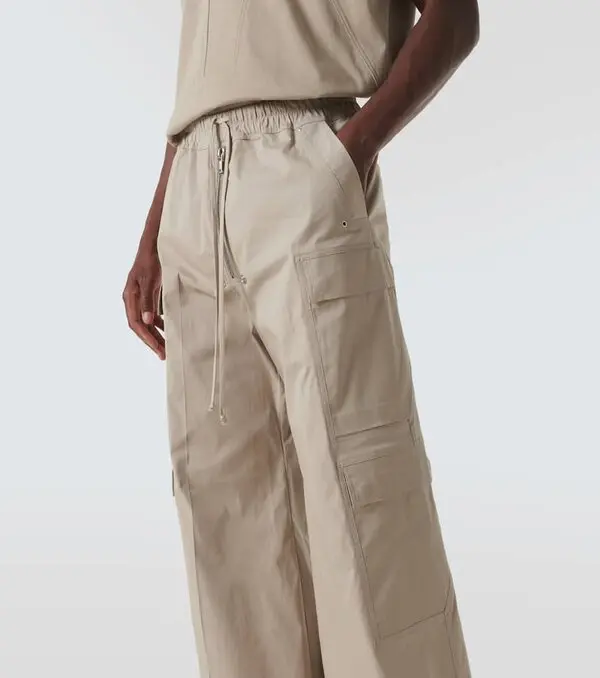 Rick Owens Bellas Cotton-blend Cargo Pants