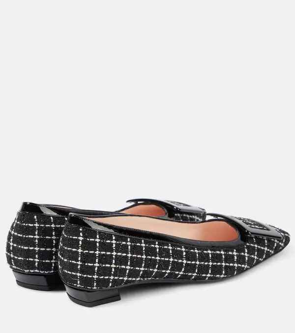 ROGER VIVIER Belle Vivier Bouclé Pumps - Black