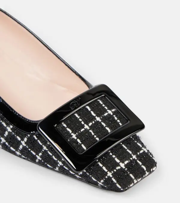 ROGER VIVIER Belle Vivier Bouclé Pumps - Black