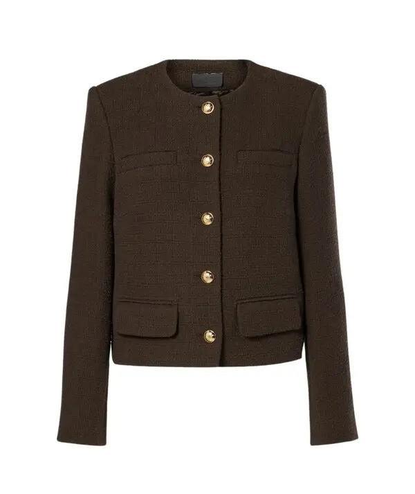 NILI LOTAN Paige Cotton-blend Jacket