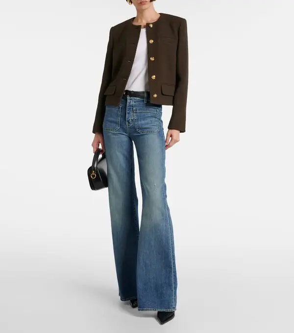 NILI LOTAN Paige Cotton-blend Jacket