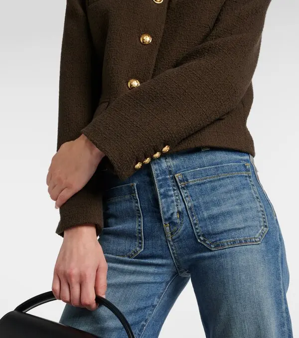 NILI LOTAN Paige Cotton-blend Jacket