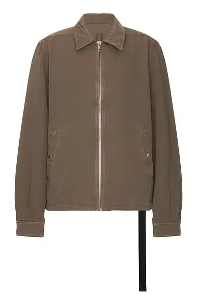 Rick Owens Zipfront Jacket - Dust
