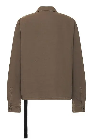 Rick Owens Zipfront Jacket - Dust
