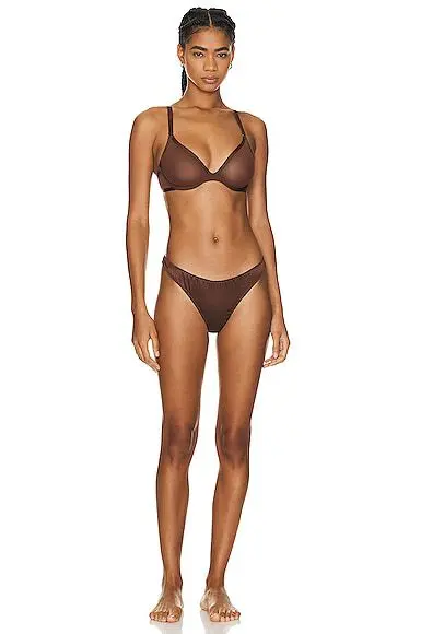 CUUP The Plunge Bra - Espresso