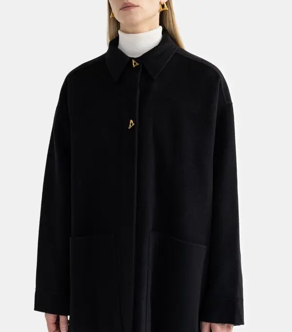 AERON Wool-silk Crane Jacket