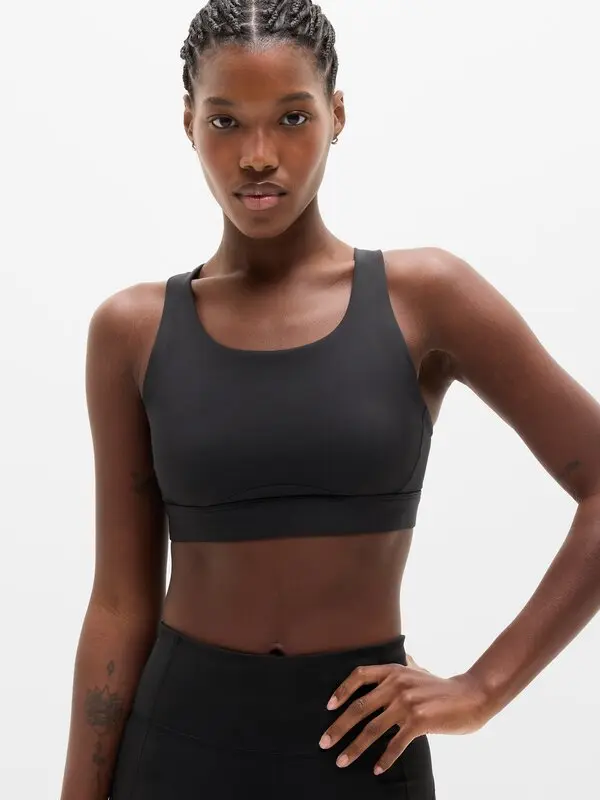 Athleta Interval Sports Bra D-dd - Black