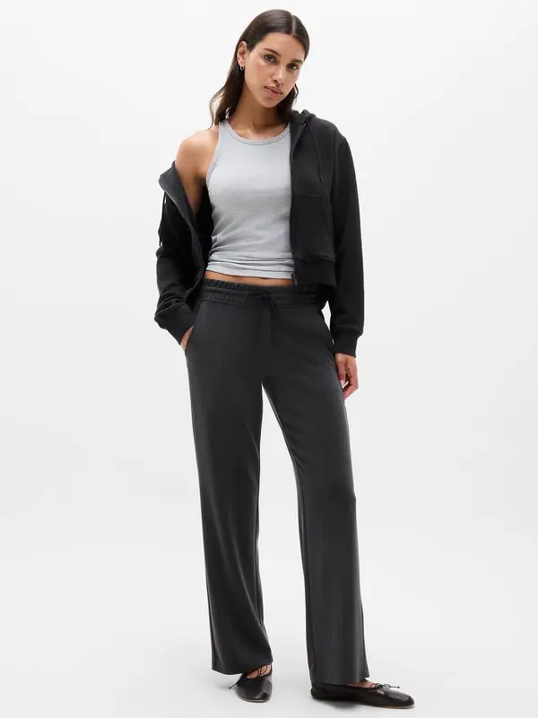 Athleta Seasoft Mid-rise Straight Pant - Black