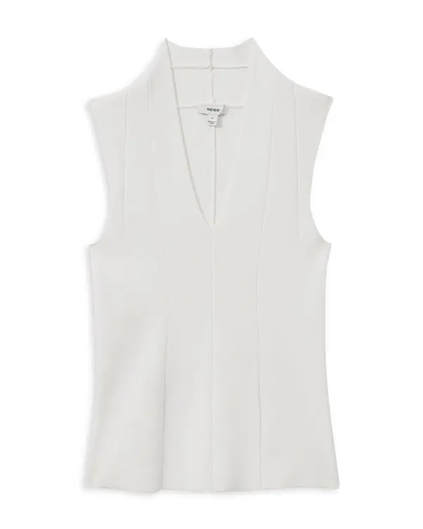 REISS Kimmy Sleeveless Knit Top