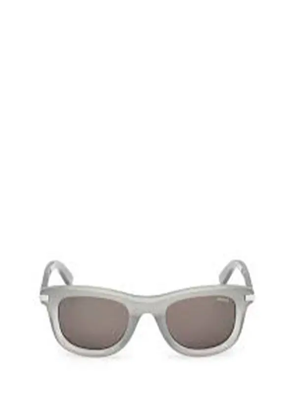 Zegna Square Sunglasses - Shiny Grey