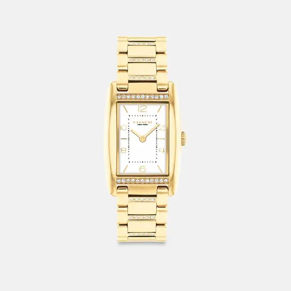 COACH® Reese Watch, 35mm X 24mm - Gold