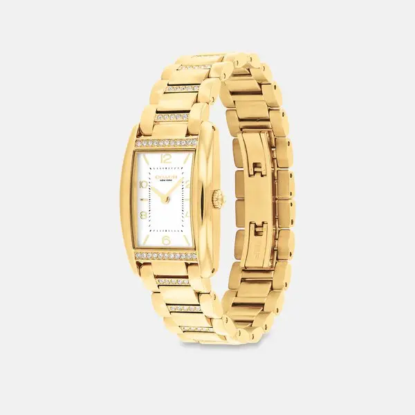 COACH Reese Watch Tone, Crystal Embellished - Gold