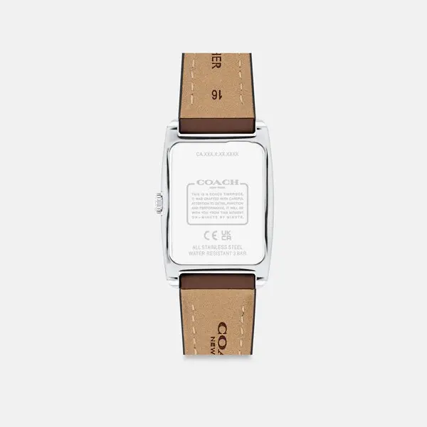 COACH Reese Watch, 24mm X 35mm