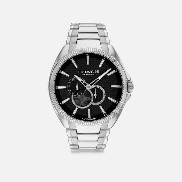 COACH Jackson Automatic Watch, 45mm - Stainless Steel