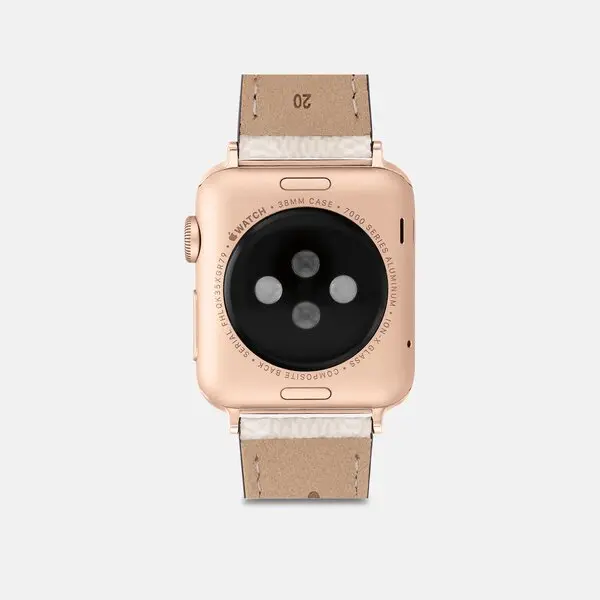 COACH Apple Watch Strap 38mm And 40mm - Sand