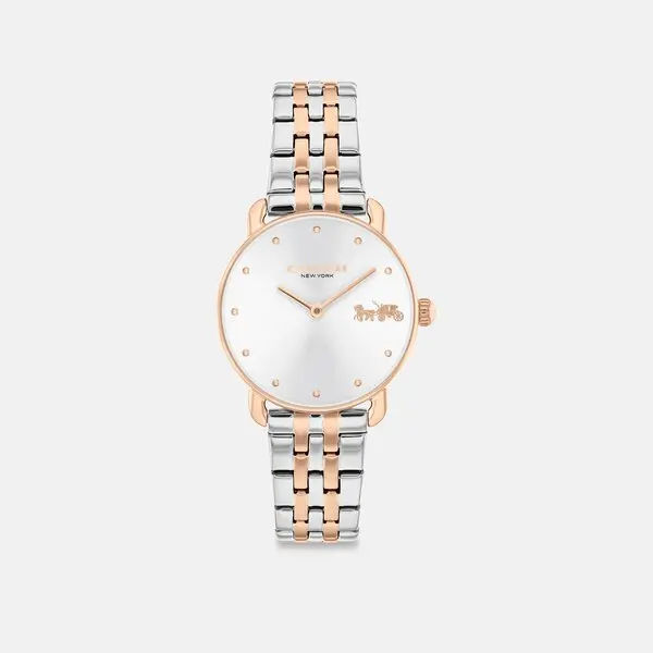 COACH Elliot 28mm Bracelet Watch - Two Tone