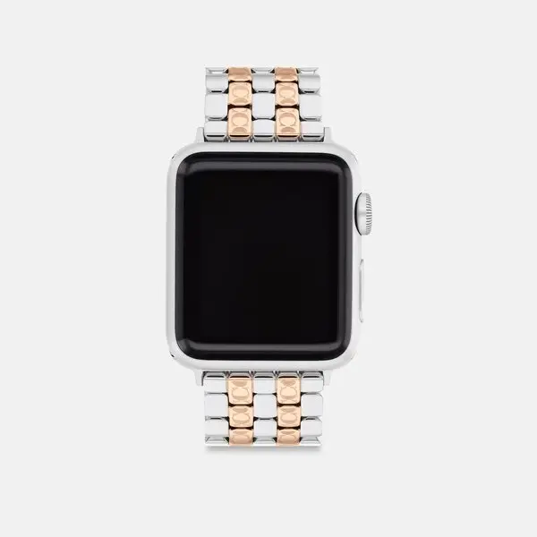 COACH® Apple Watch Strap, 38mm, 40mm And 41mm - Two Tone