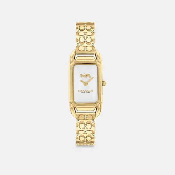 COACH® Cadie Watch, 17.5mm X 28.5mm - Gold