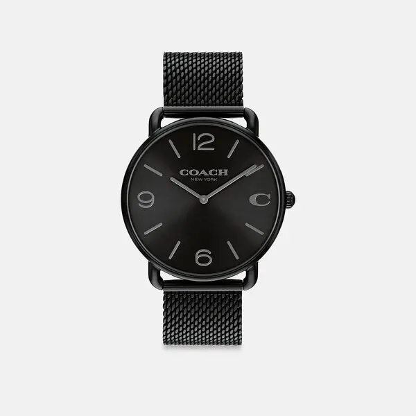 COACH Elliot Round Bracelet Watch 41mm - Blackout/black