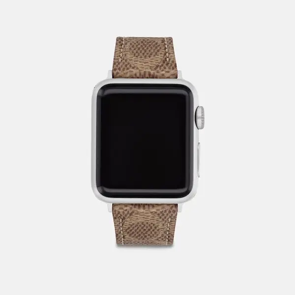 COACH® Apple Watch Strap, 38mm And 40mm - Tan