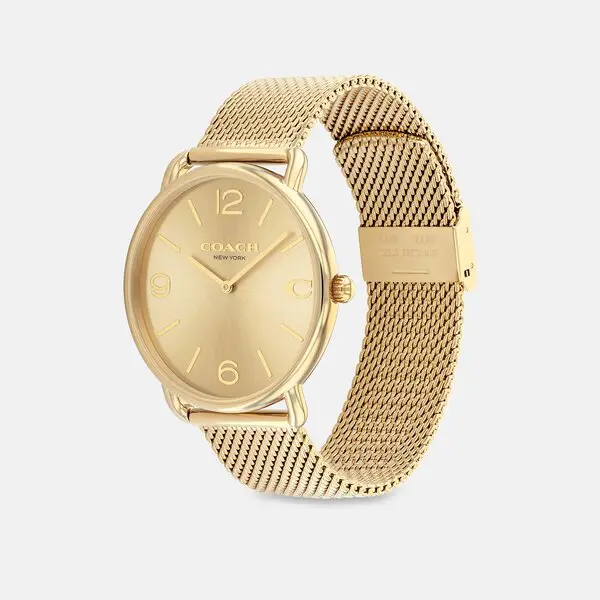 COACH Elliot Watch, 41mm - Gold