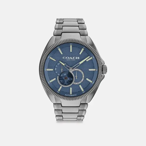 Coach Jackson Automatic Watch, 45mm - Grey/blue