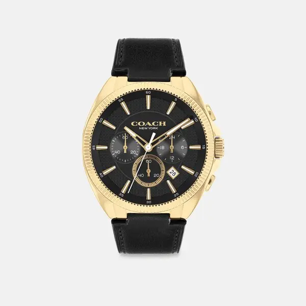 Coach Jackson Chronograph Watch, 45mm - Black