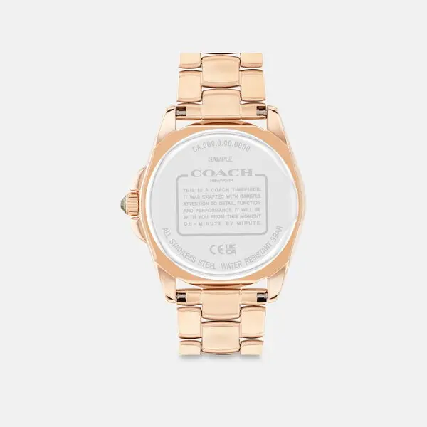 Coach Greyson Watch, 36mm In Rainbow - 30% Off | Editorialist