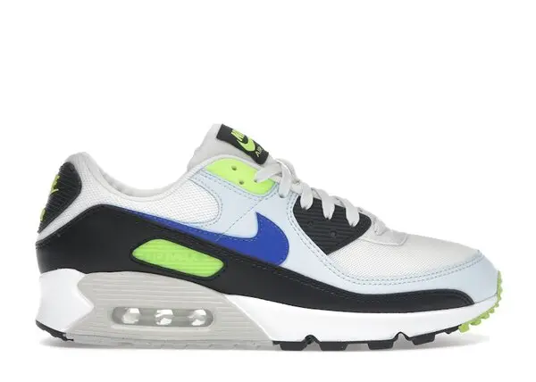 Nike Air Max 90 Sneakers - Summit White/volt/blue Tint