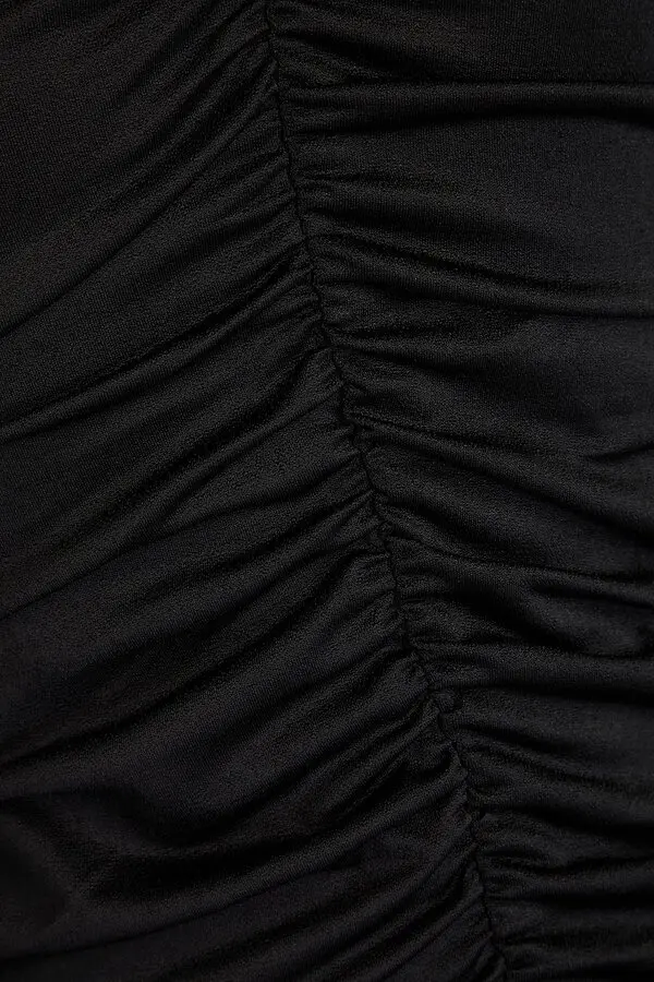 GANNI Ruched Jersey Top
