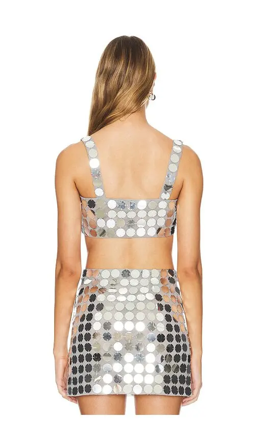 LOVERS AND FRIENDS Gilles Sequin Crop Top