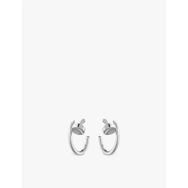 Cartier 18ct White Gold Juste Un Clou Earrings