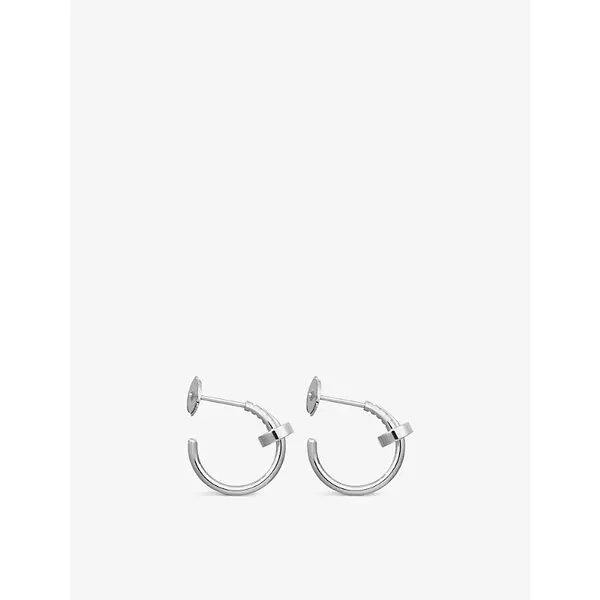 Cartier 18ct White Gold Juste Un Clou Earrings
